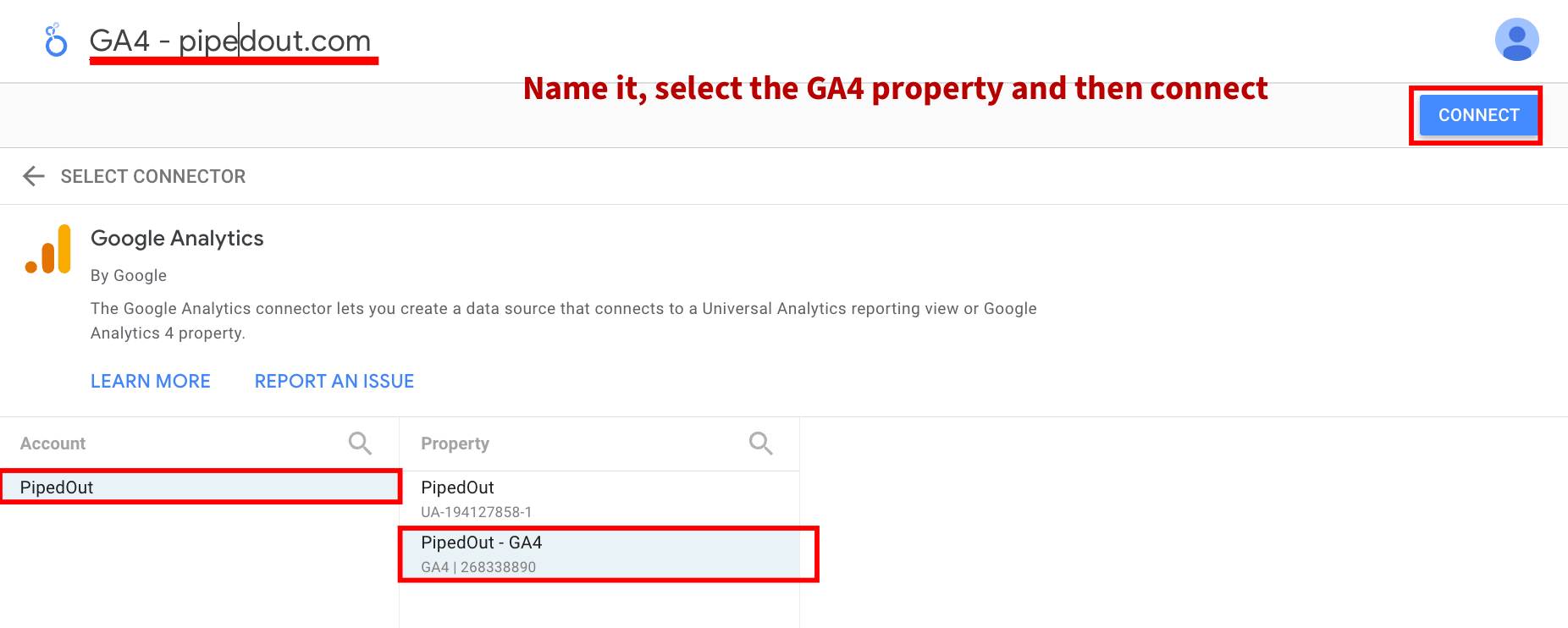How to setup our Free GA4 SEO Looker Template | Piped Out